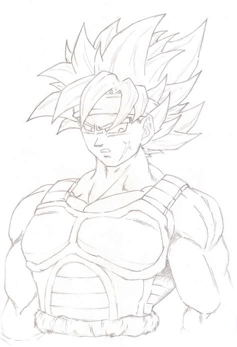 Bardock Ssj Sketch By Asap Lucas On Deviantart