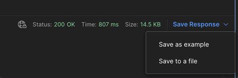 Allow Saving Grpc Responses As Example · Issue 11718 · Postmanlabs