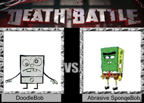 Death Battle Abrasive Spongebob Vs Doodlebob By Unfortunatejoe101010 On Deviantart