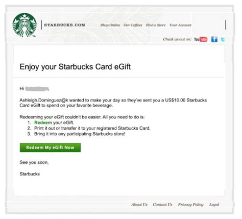 Starbucks T Card