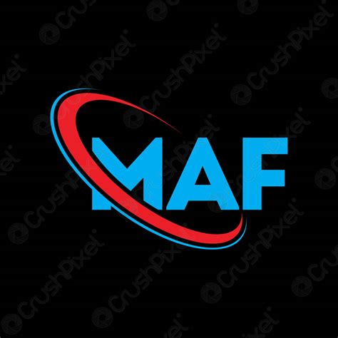 Maf Logo Maf Letter Maf Letter Logo Design Initials Maf Vector De