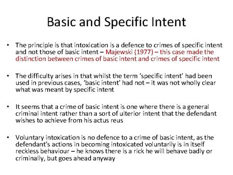 Defences Intoxication Lesson Objectives I Will Be Able