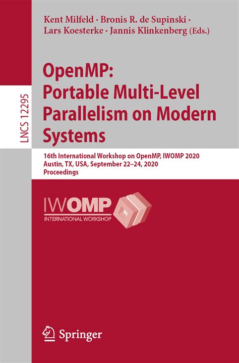 Front Matter Openmp Portable Multi Level Parallelism On Modern Systems