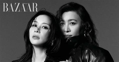 고소영·오은영 방송 이어 화보에서도 찰떡 호흡모델 못지 않은 포스