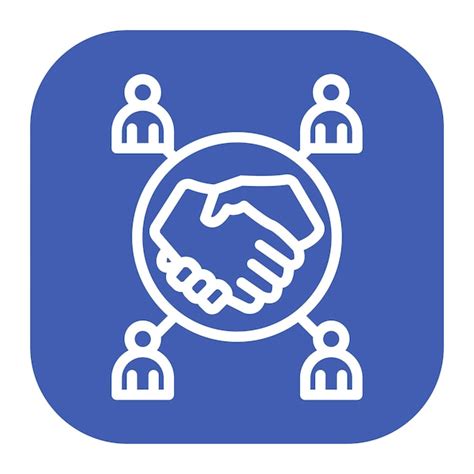 Premium Vector Cross Functional Collaboration Icon Vector Image Can