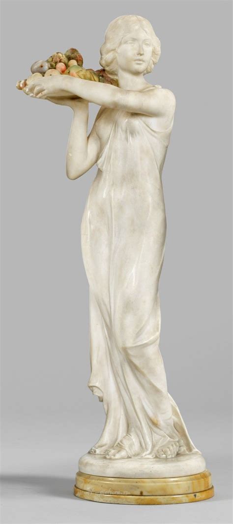 Скульптура Фриц Кохендорфер Девушка с фруктами купить на аукционе