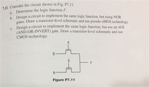solved 11 consider the circuit shown in fig p7 ii