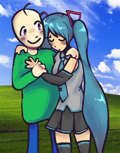 Hatsune Miku X Baldis Basics Crackship Baldis Basics Hatsune Miku Miku