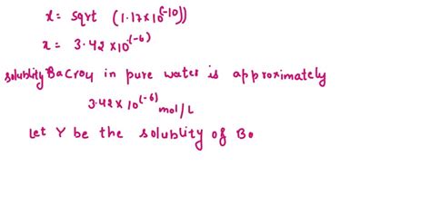 Solved Consider The Ionic Compound Pbi2 Dissolving In Pure Water