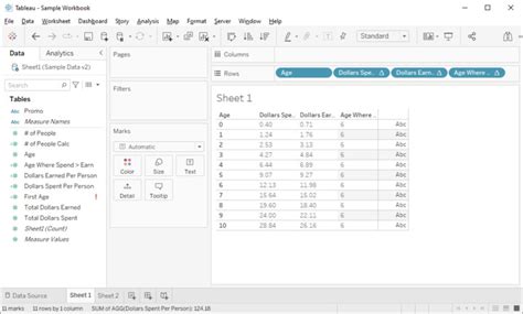 Hello I Would Like To Create A Formula In Tableau Using The Sample