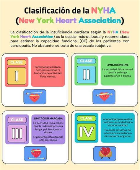 Clasificación De La Nyha New York Heart Association Javier Rios Udocz