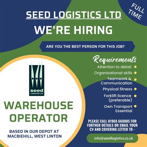 Seed Logistics Ltd Peebles
