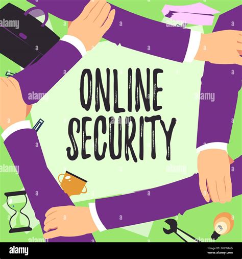 Inspiration Showing Sign Online Security Conceptual Photo Rules To