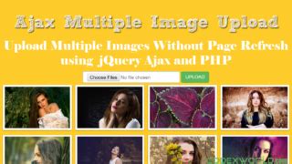 Ajax File Upload using jQuery and PHP - CodexWorld