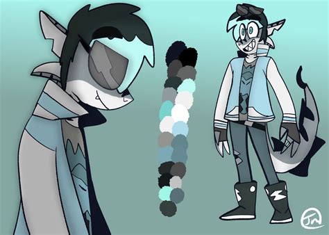 Shark Reference Sheet Commission By Themediamage On Deviantart