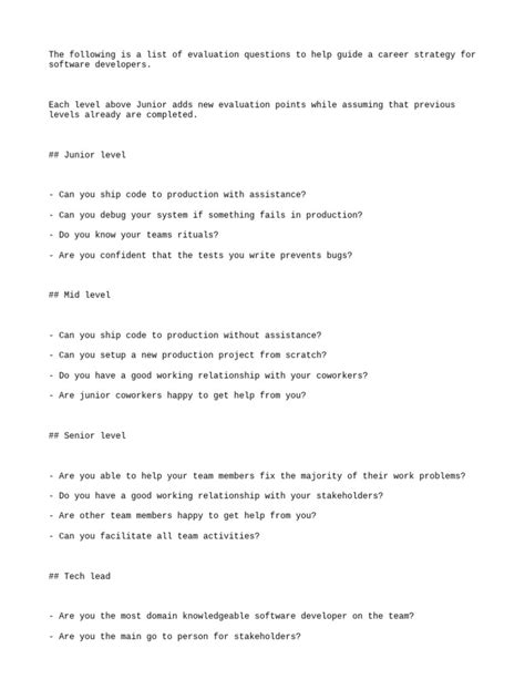 Framework Jr Mid Senior Pdf