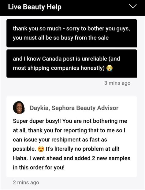 missing package r sephora