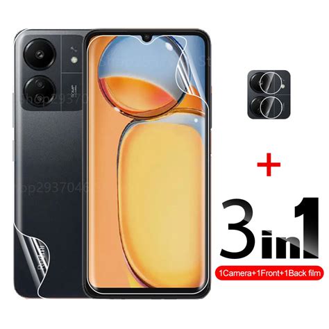 In Front And Back Hydrogel Film For Xiaomi Redmi C G Redmi C Xiomi Xioami Xaomi Redmy C