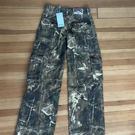 Brand New Revice Camo Jeans Size 23 Camouflage Depop
