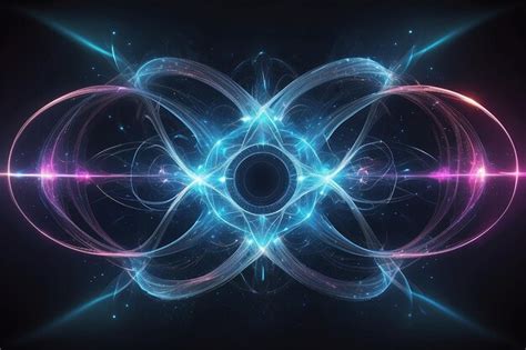 Premium Ai Image Abstract Quantum Energy