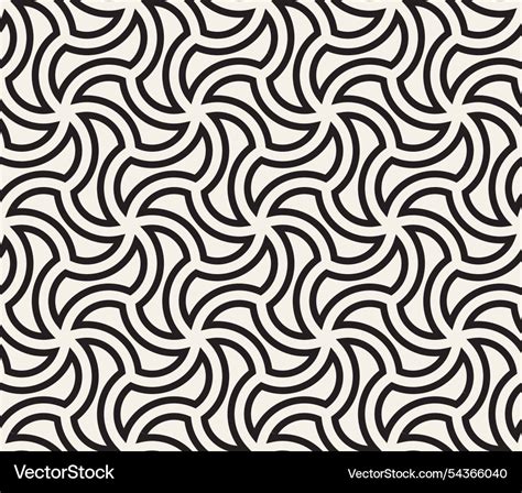 Geometric Monochrome Pattern Royalty Free Vector Image