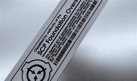 Scp Sticker Scp Foundation Shop