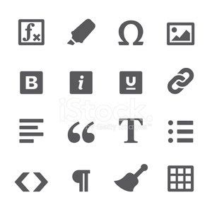Mobico Icons Text Editor Stock Vector Royalty Free FreeImages