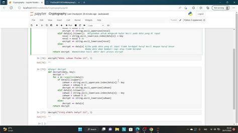 Program Kriptografi Caesar Chiper Menggunakan Python Youtube