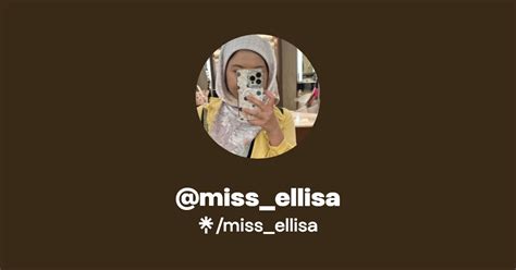 Miss Ellisa Instagram Tiktok Linktree