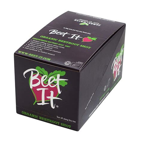 Beet It Circulation Organic Beet Juice Shots Non Gmo Concentrated Beet Shots 15x24 Fl Oz
