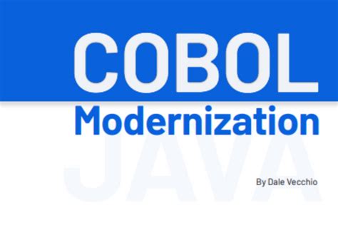 The Cobol Modernization Opportunity