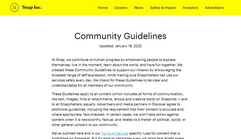 What Are Snapchat Guidelines At Jill Gullett Blog
