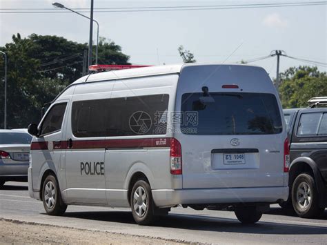 泰皇家警察的警车van牌汽车高清图片下载 正版图片505062069 摄图网