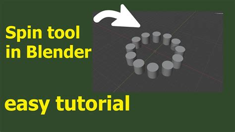 Spin tool in Blender easy tutorial | Beginner Tutorial | - YouTube
