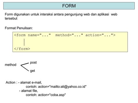 presentasi pengenalan html dasar membuat desain web bagian 3 ppt