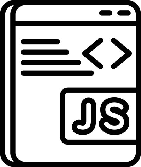 Line Icon For Javascript Vector Art At Vecteezy