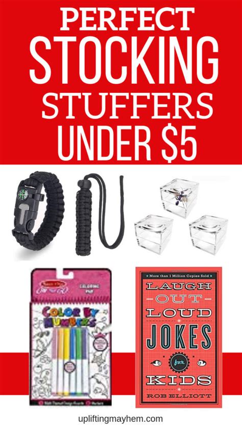 43 Perfect Stocking Stuffers Under 5 Uplifting Mayhem