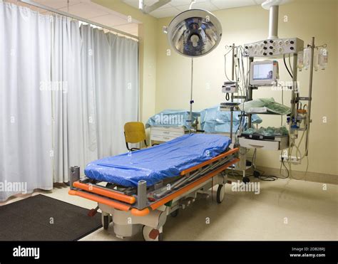 A Hospital Operation Room With Sanitary Equipment Stock Photo Alamy