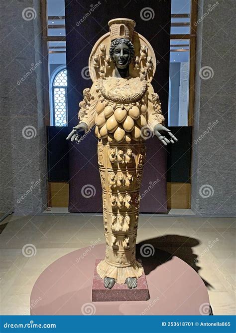Artemis Of Ephesus Statue The Lady Of Ephesus In Vatican Editorial