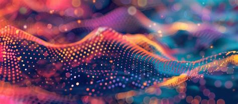 Abstract Digital Backdround Neural Networks And Information Flow In Virtual Reality Copy Space