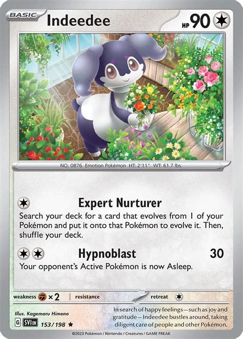 Indeedee 153 198 Pokémon Myp Cards