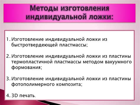Индивидуальные ложки - презентация онлайн