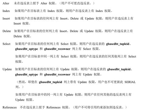 gbae 8s sql 指南：语法 2 sql 语句 2 143 start violations table 语句 7 墨天轮