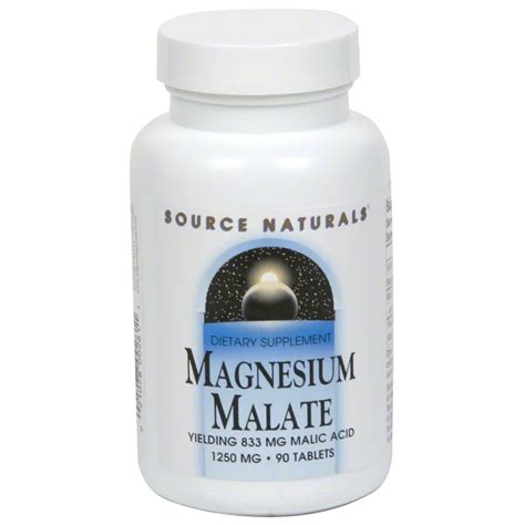 Source Naturals Source Naturals Capsules Magnesium Malate Shop Minerals At H E B