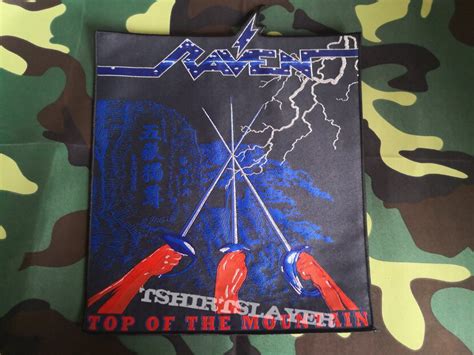 Raven Raven Official Woven Back Patch Patch Recluses Tshirtslayer