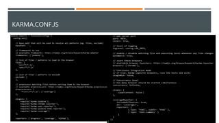 Configure Jasmine And Karma For Code Coverage PPT