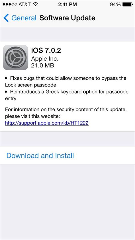 Apple IOS Fixes Lock Screen Bug