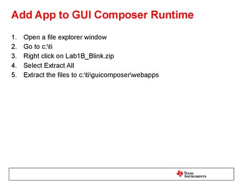 Gui Composer Embedded Development Tools Online Presentation