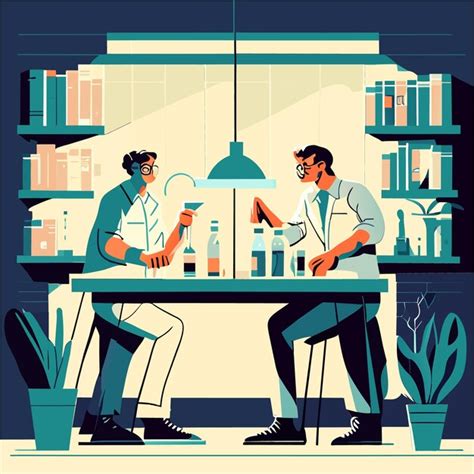 Premium Vector Genius Unearthed Scientist And Artists Hidden Lab