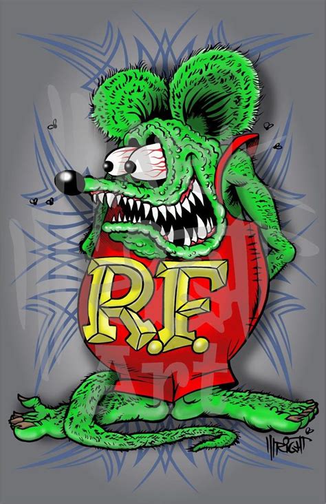 Pin By Farley Goertzen On Rat Fink Rat Fink Ed Roth Art Funky Art